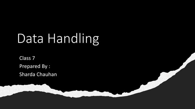 Data Handling class 7.pptx | Maps & Navigation