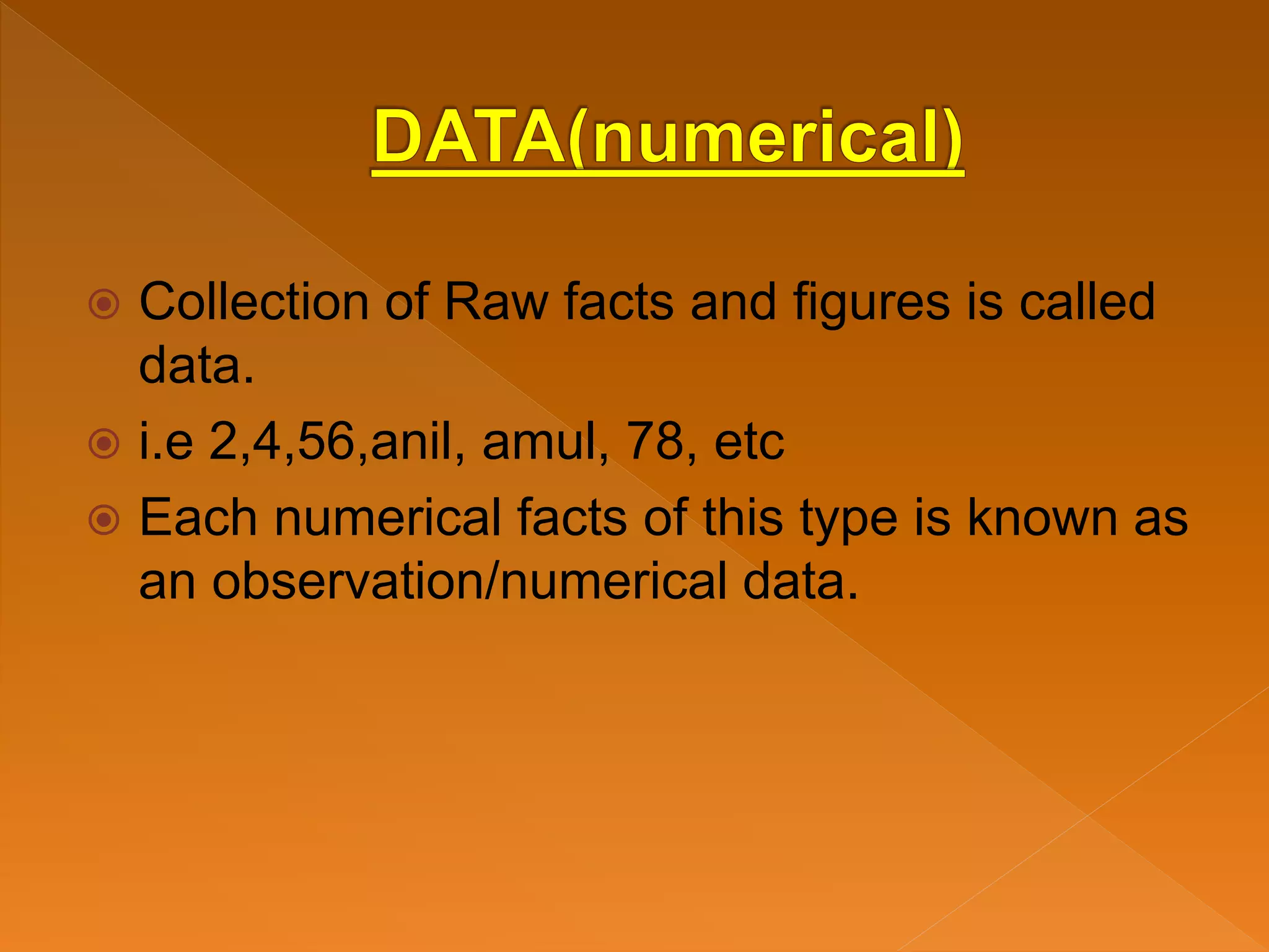 Data handling class 8 | PPTX