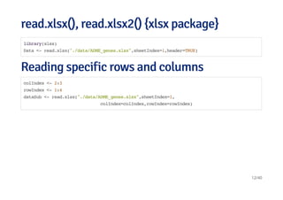 Data handling in r | PDF | Programming Languages | Computing