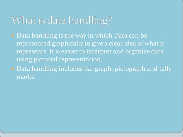 Data handling Presentation with solved examples | PPTX Data handling Presentation with solved examples | PPTX