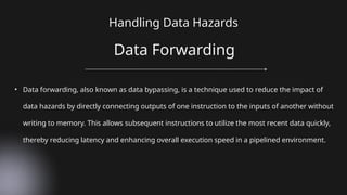 Data Hazards Pipeline MC and Architecture | PPT