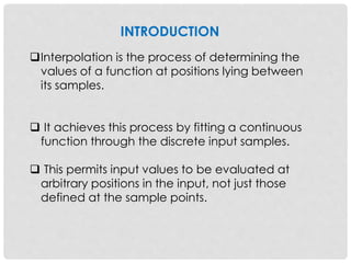 Data hiding using image interpolation | PPTX