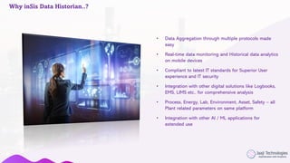 inSis suite - Data Historian and Analytics | PDF