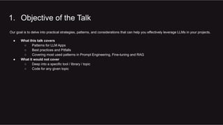 Best Practices for Building Successful LLM Applications | PDF