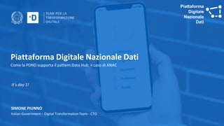 Sharing data in a complex organization: the Data Hub pattern applied to ...
