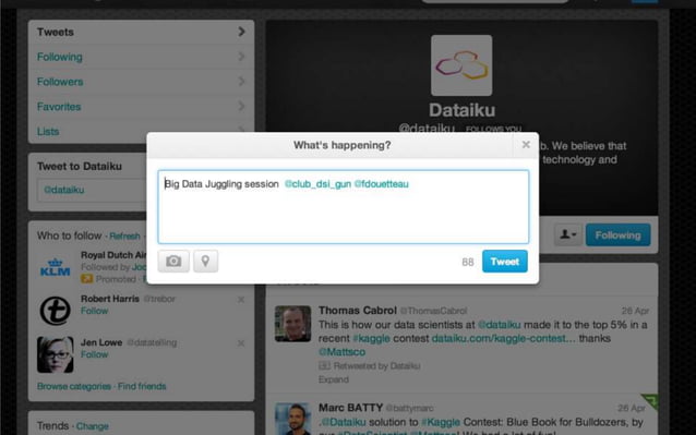 Dataiku - From Big Data To Machine Learning | PPTX | Databases | Computer Software and Applications