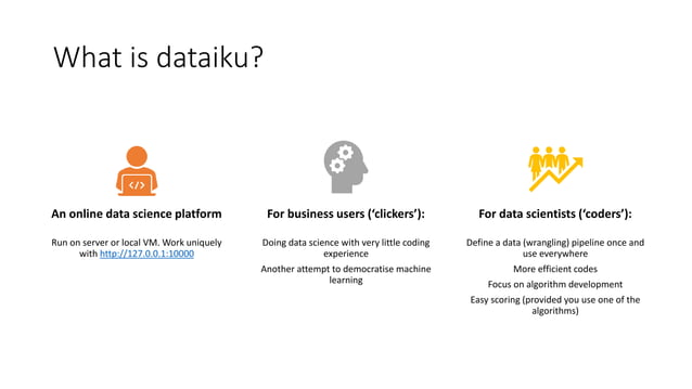 Dataiku data science studio | PPT