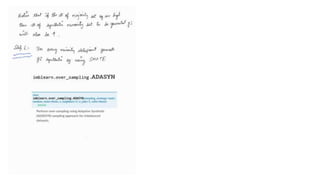 Handling Data Imbalance in Machine Learning | PPT