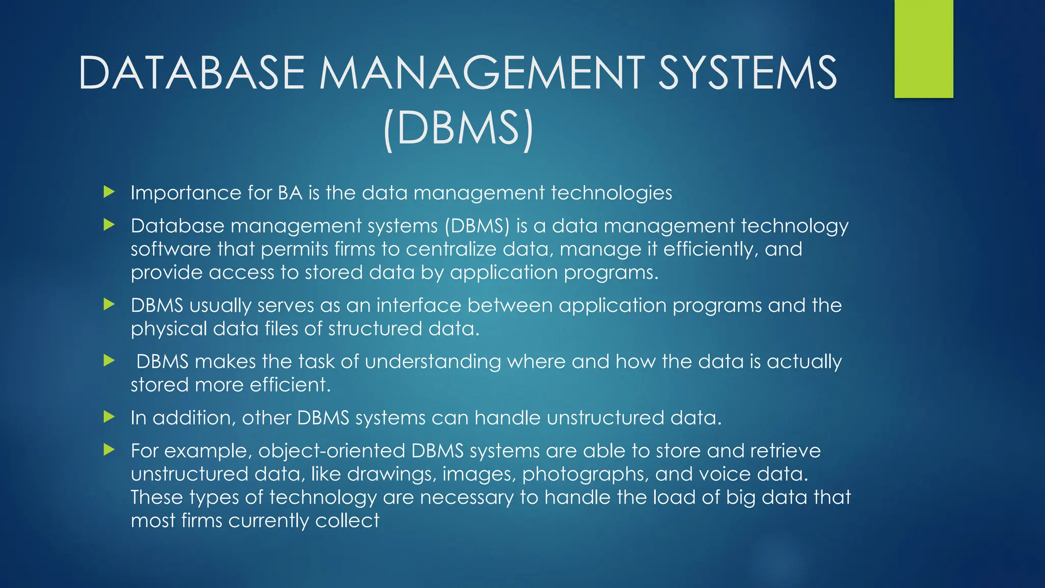 Data and types in business analytics process | PPTX