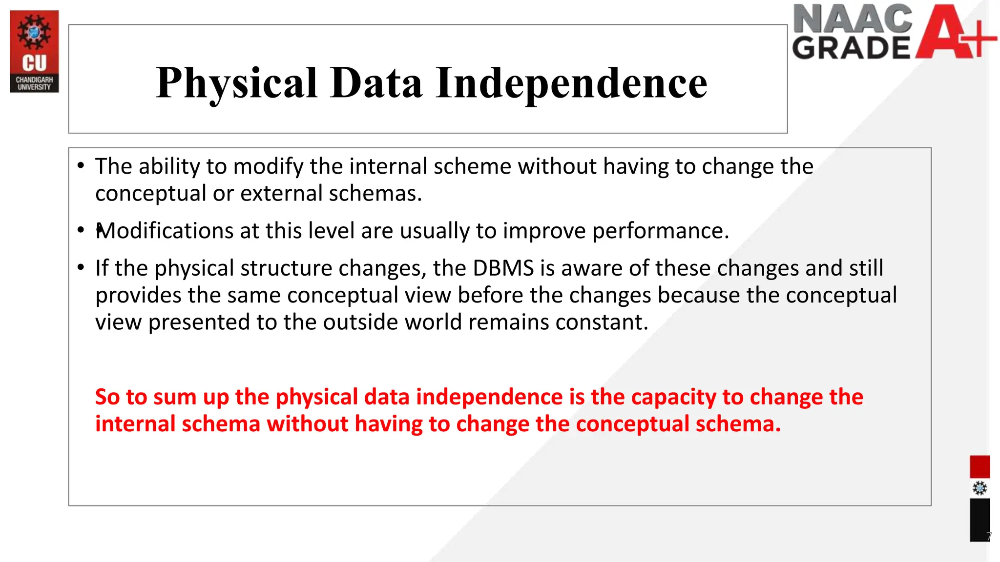 ( data independance,DBA) presentation in | PPTX