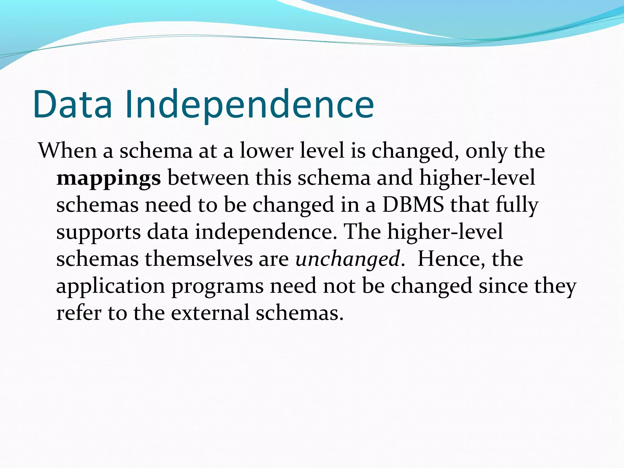 Data independence | PPT