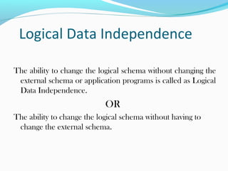 Data independence | PPT