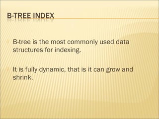 Data indexing presentation | PPT