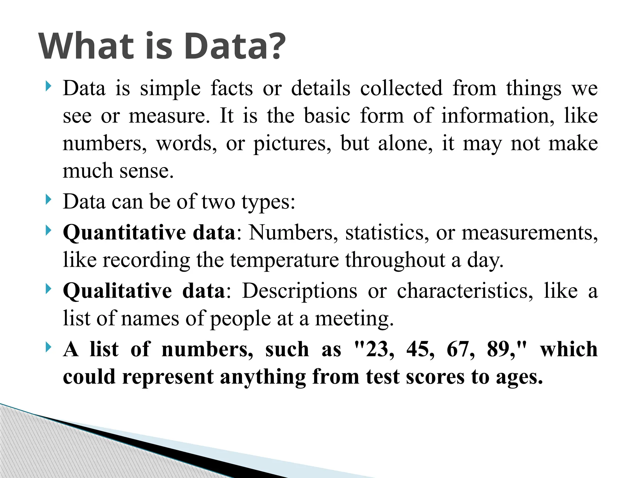 Conceptual Difference Between Data information and knowledge.pptx | Science