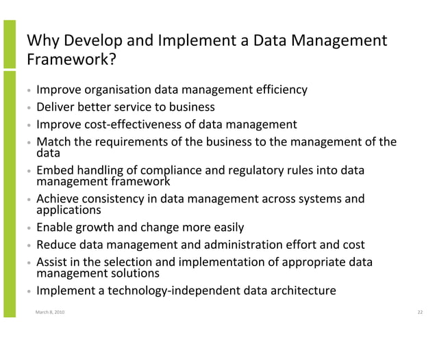 Data, Information And Knowledge Management Framework And The Data ...