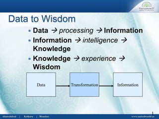 Data, information & its attributes | PPTX