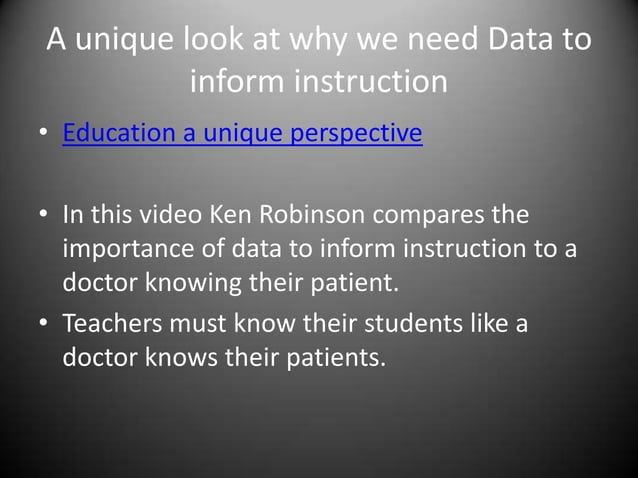 Data Informed Decisions | PPTX
