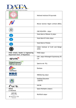 Data Infosys Limited, Jaipur | PDF