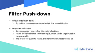 Data Infra Meetup | ByteDance's Native Parquet Reader | PPT