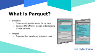 Data Infra Meetup | ByteDance's Native Parquet Reader | PPT
