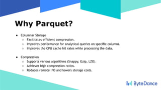 Data Infra Meetup | ByteDance's Native Parquet Reader | PPT