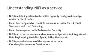 Data ingestion using NiFi - Quick Overview | PPTX