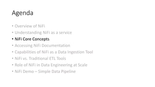 Data ingestion using NiFi - Quick Overview | PPTX