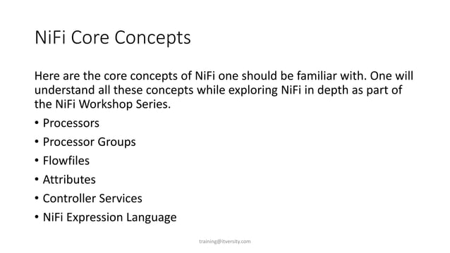 Data ingestion using NiFi - Quick Overview | PPT Data ingestion using NiFi - Quick Overview | PPT