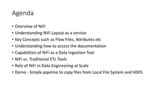 Data ingestion using NiFi - Quick Overview | PPTX