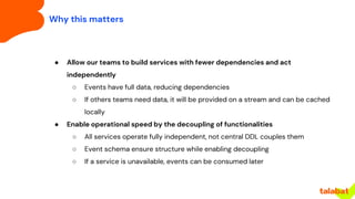 Enabling independent teams by creating decoupled data flows | PPTX