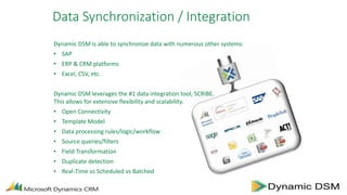 Dynamic DSM Features - Data Integration | PPTX | Databases | Computer Software and Applications