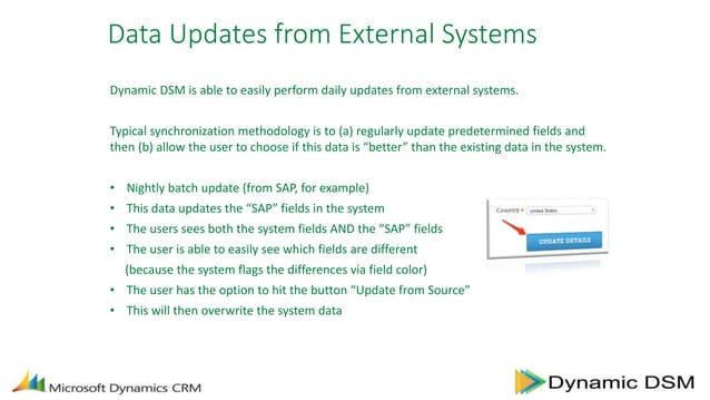 Dynamic DSM Features - Data Integration | PPT