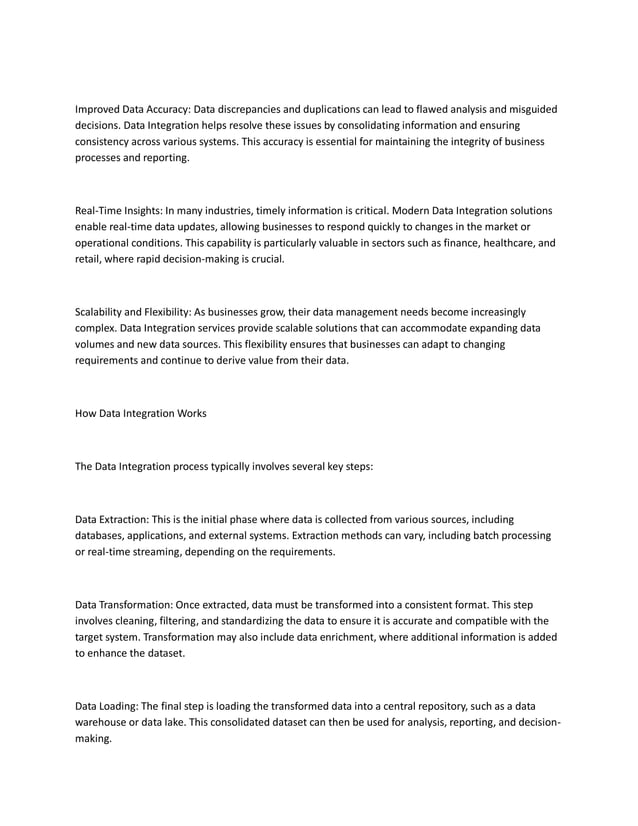 Boosting Business with Data Integration. | PDF