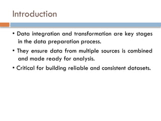 What Is Data Integration and Transformation? | PPTX