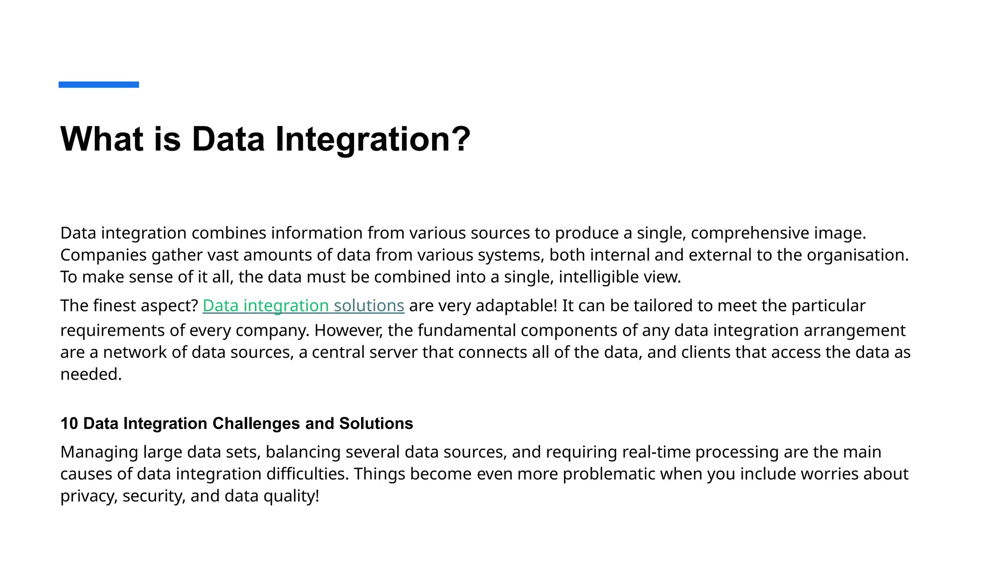 Top 10 Data Integration Challenges & How to Fix Them | PPTX