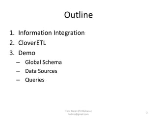 Data Integration with CloverETL | PPTX