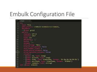 Data integration with embulk | PPT