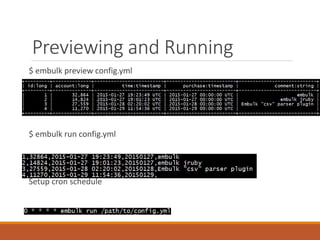 Data integration with embulk | PPTX