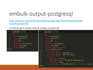 Data integration with embulk | PPTX