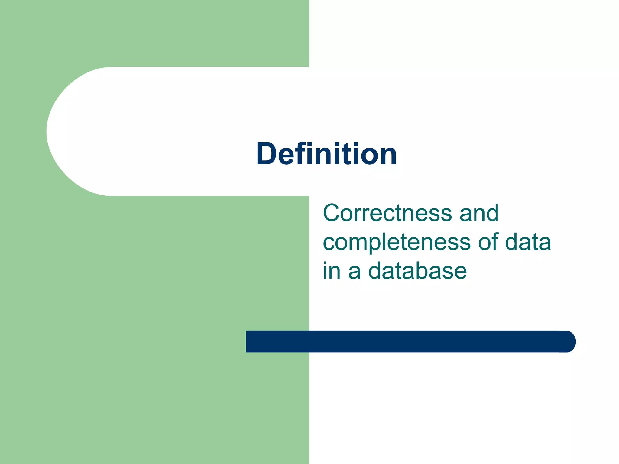 Data integrity | PPT