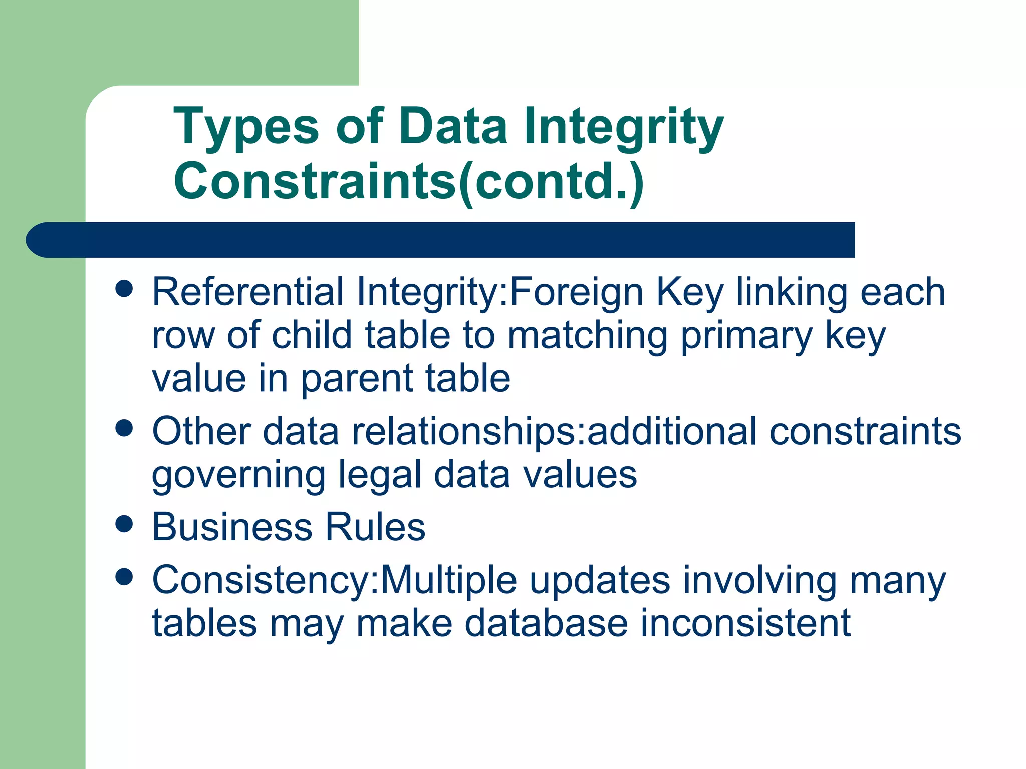 Data integrity | PPT