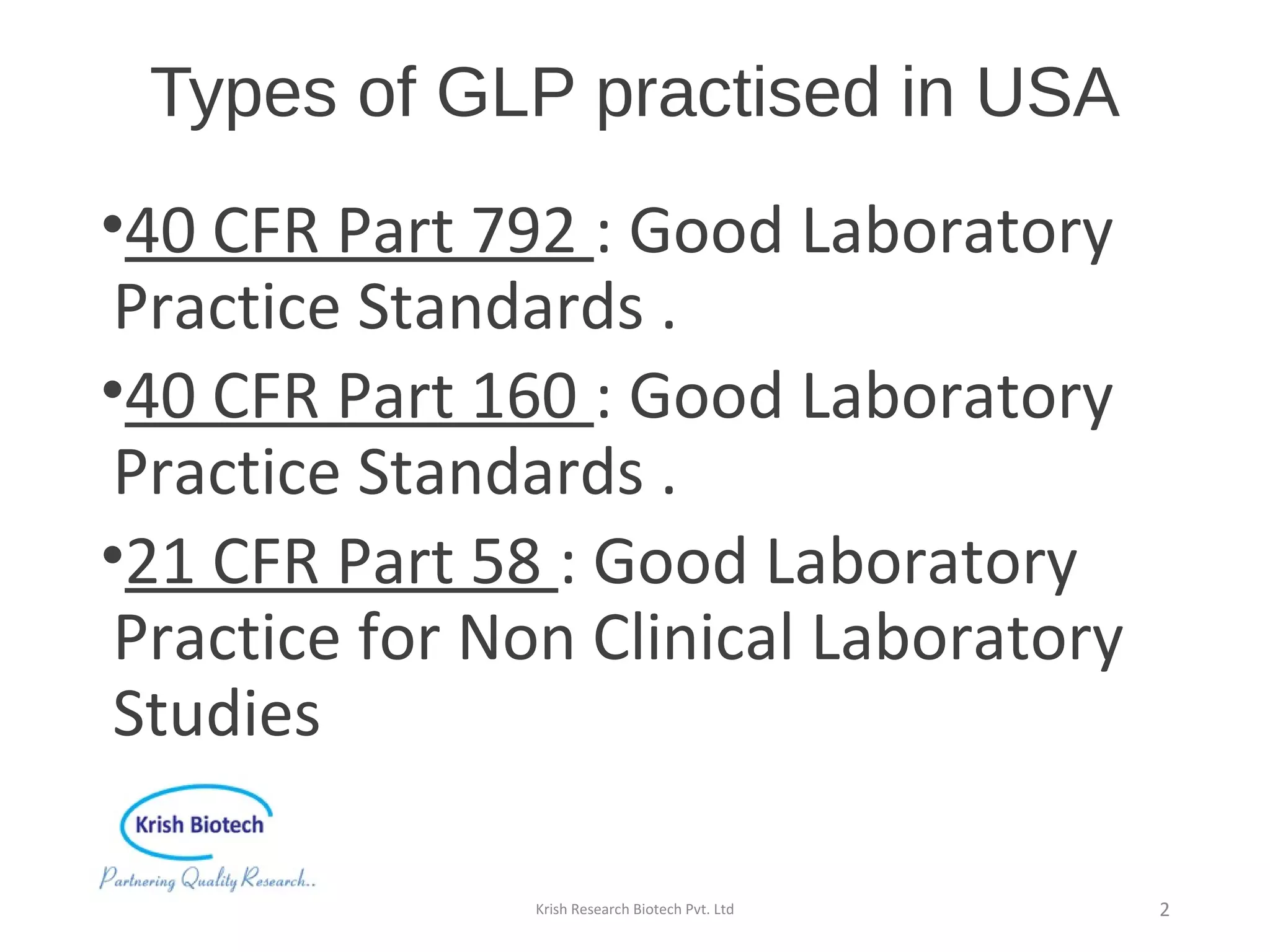 21 CFR Part 58 & Data integrity | PPT