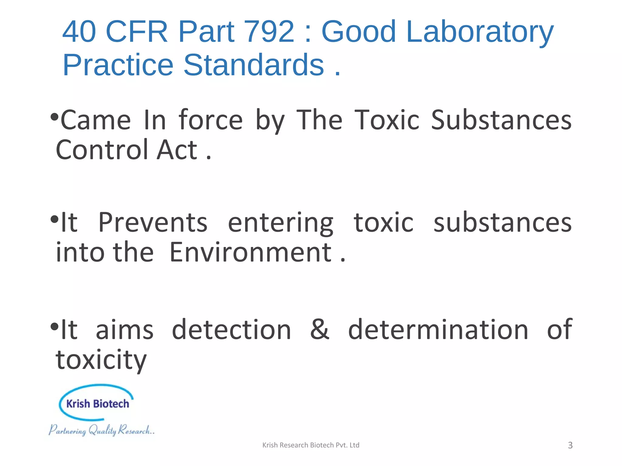 21 CFR Part 58 & Data integrity | PPT