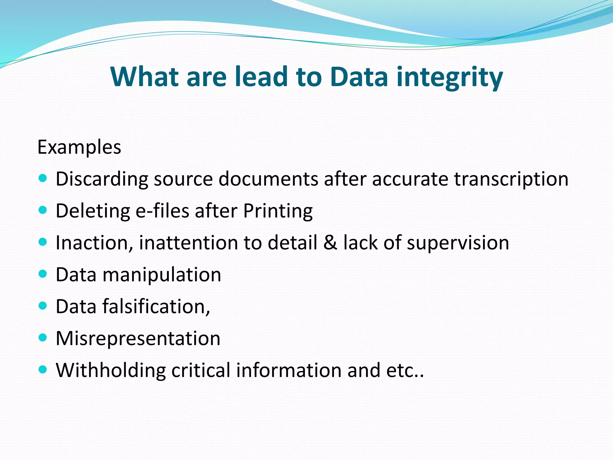 Data Integrity | PPTX