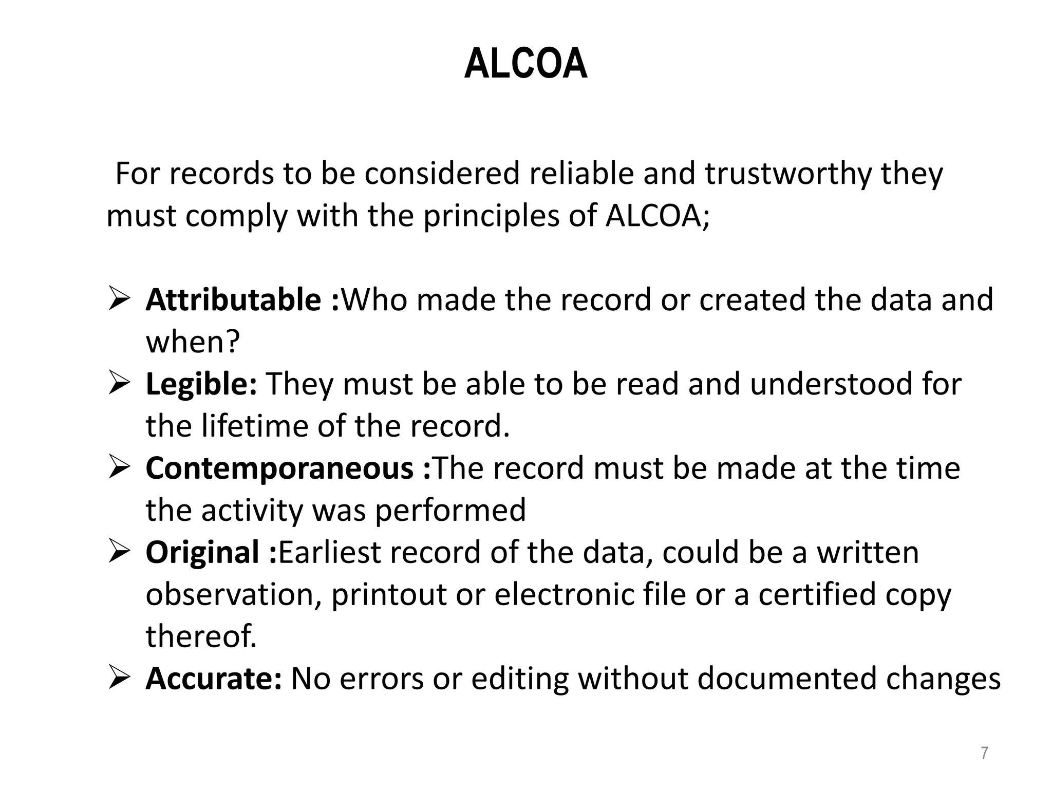 Data integrity | PDF