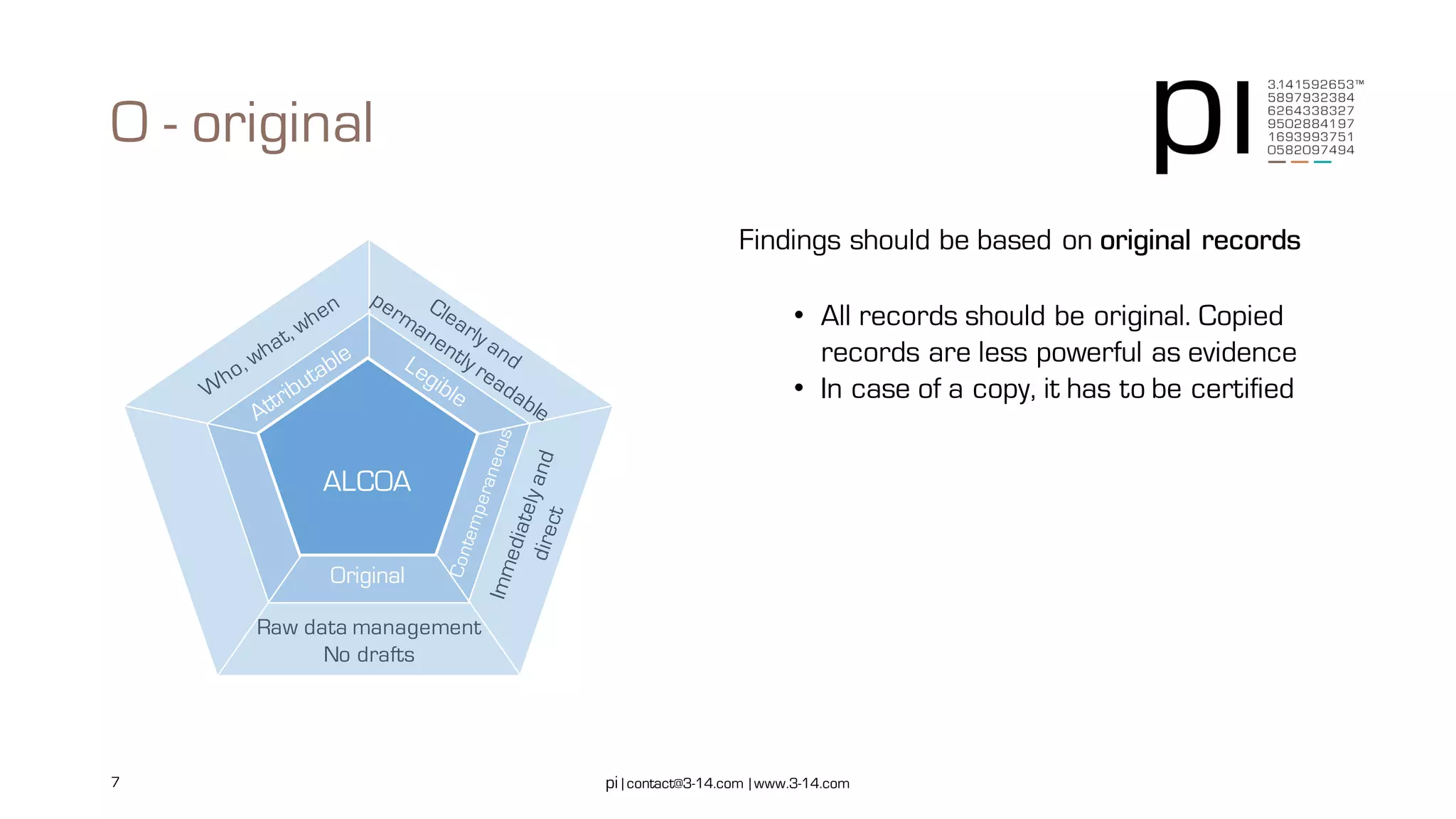 Data Integrity - the ALCOA model | PDF