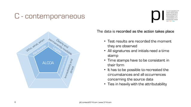 Data Integrity - the ALCOA model | PDF