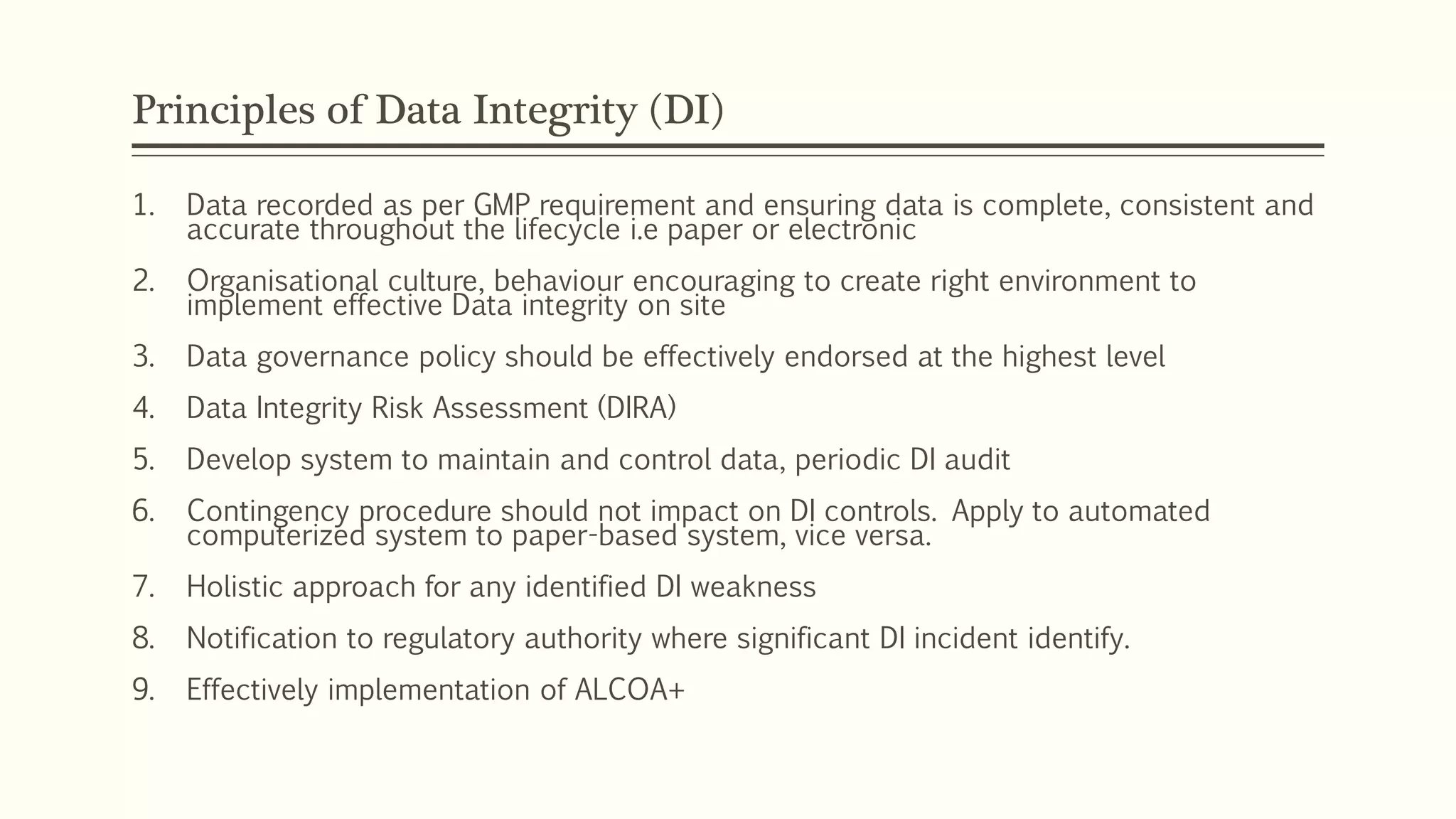 Data integrity in Pharmaceutical industry | PPTX