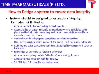 Data Integrity used in pharamacutical 2020.ppt