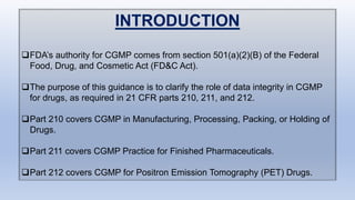 Data integrity & ALCOA+ | PPTX